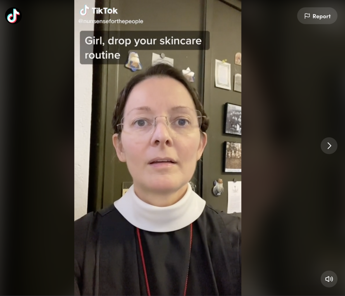 Nun Goes Viral For Her Incredibly Simple Skincare Routine - Chip Chick