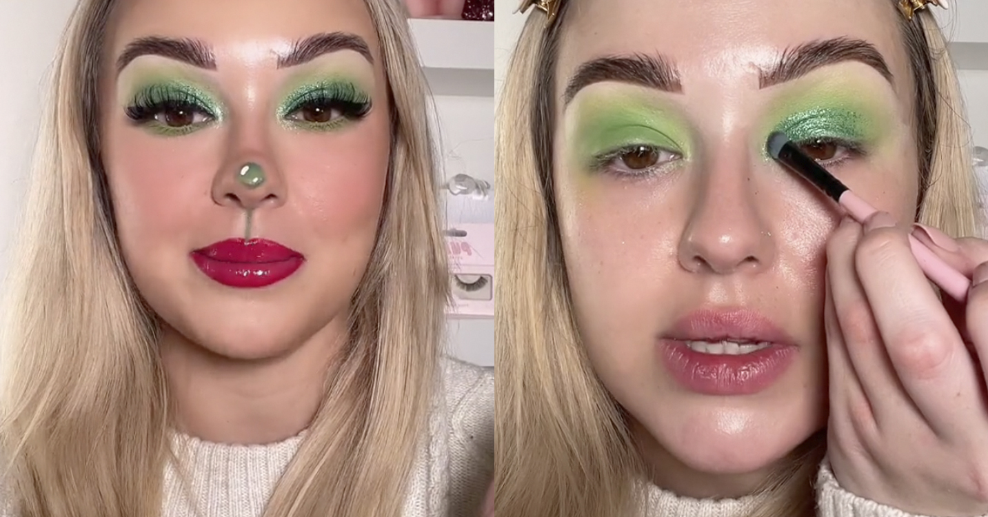 4 Grinch Inspired Makeup Tutorials - Chip Chick