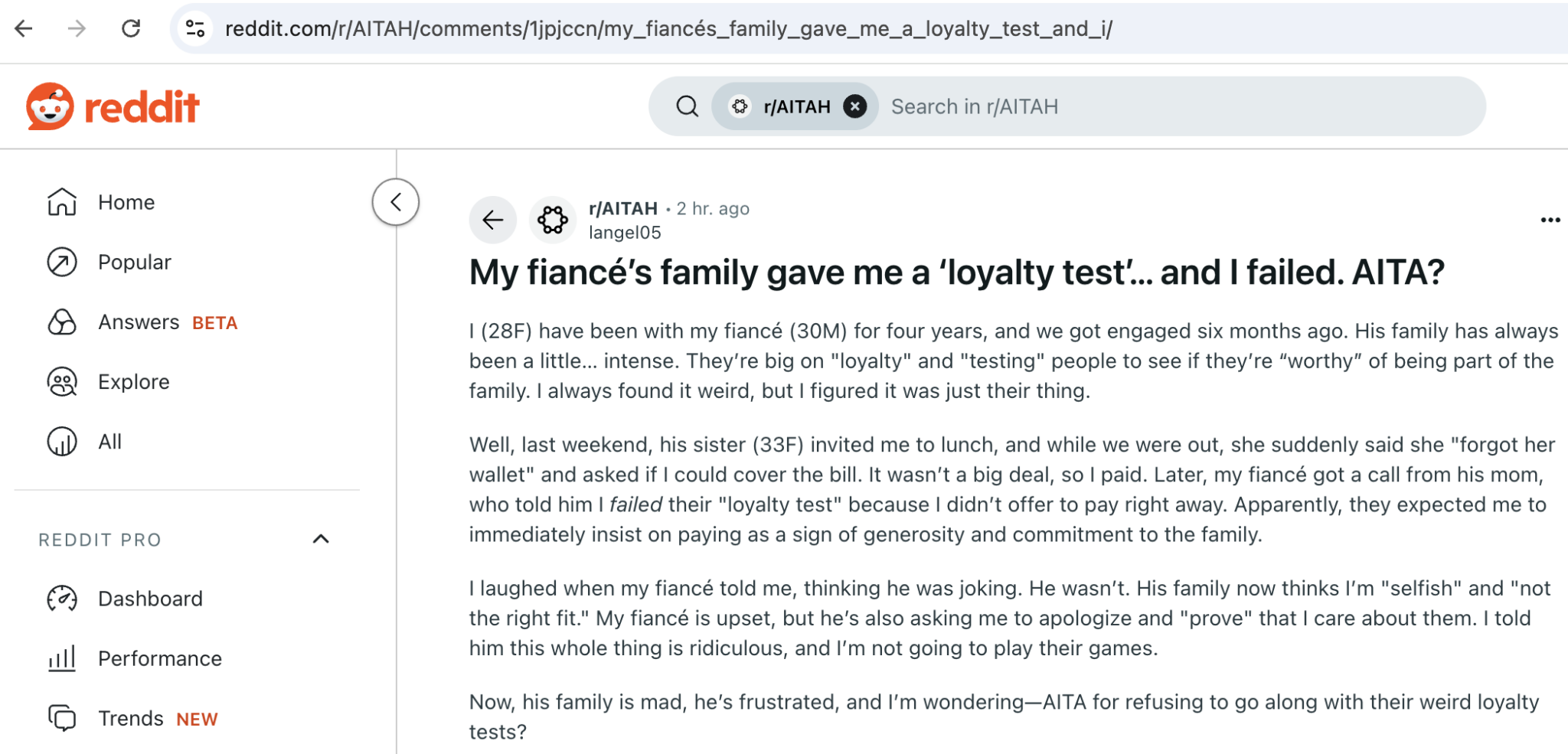 She Failed The Loyalty Test Her Fiancé’s Family Gave Her - Chip Chick