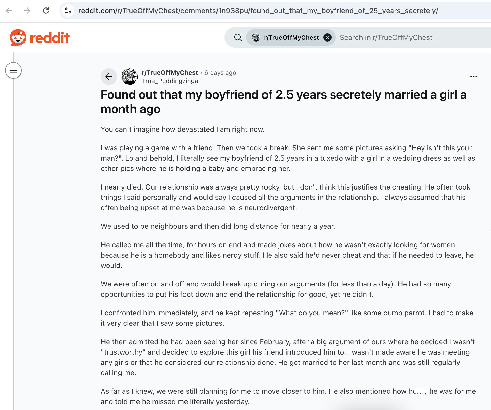 She Discovered That Her Boyfriend Secretly Got Married A Month Ago To ...
