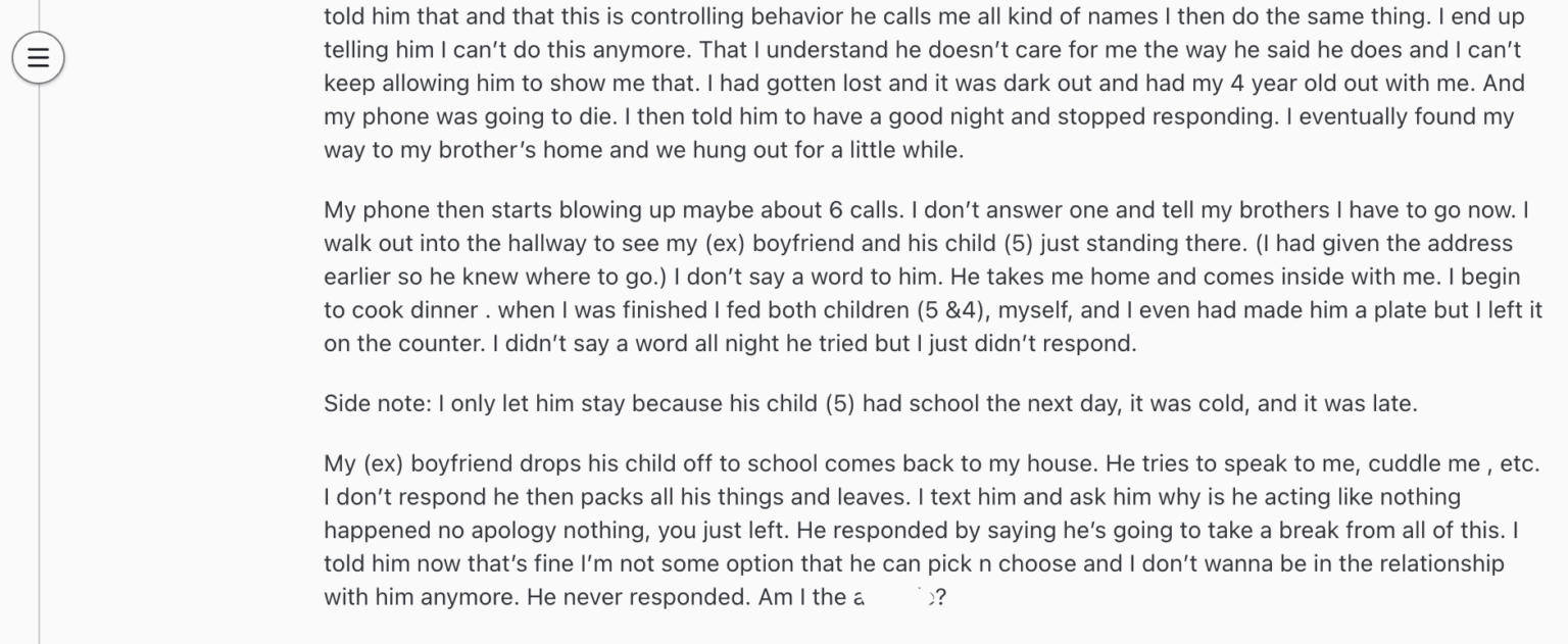 She Dumped Her Boyfriend After He Picked A Fight With Her Over Her ...