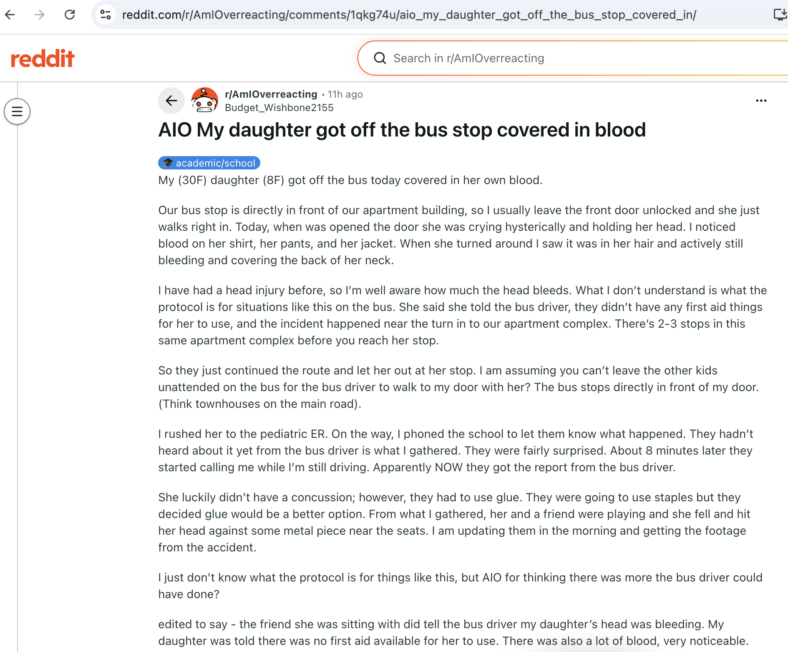 Her Daughter Got Off The School Bus Bleeding From Her Head, And She's ...